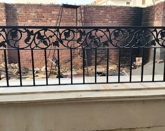 Wrought Iron Railing - Terrace Balusters - Stair Balusters - Balcony ...