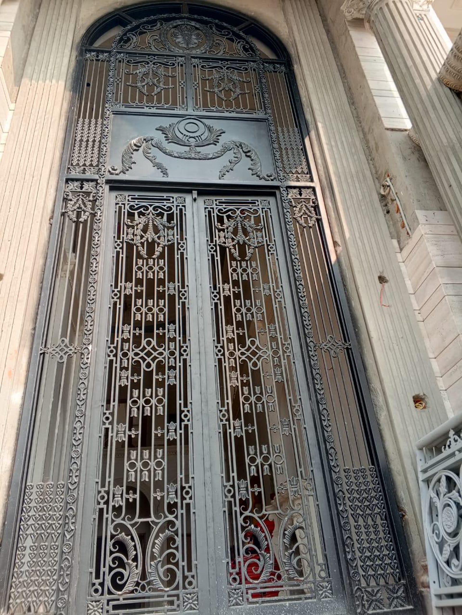 Handmade Wrought Iron Double Doors: Spanish Victorian Design - Etsy