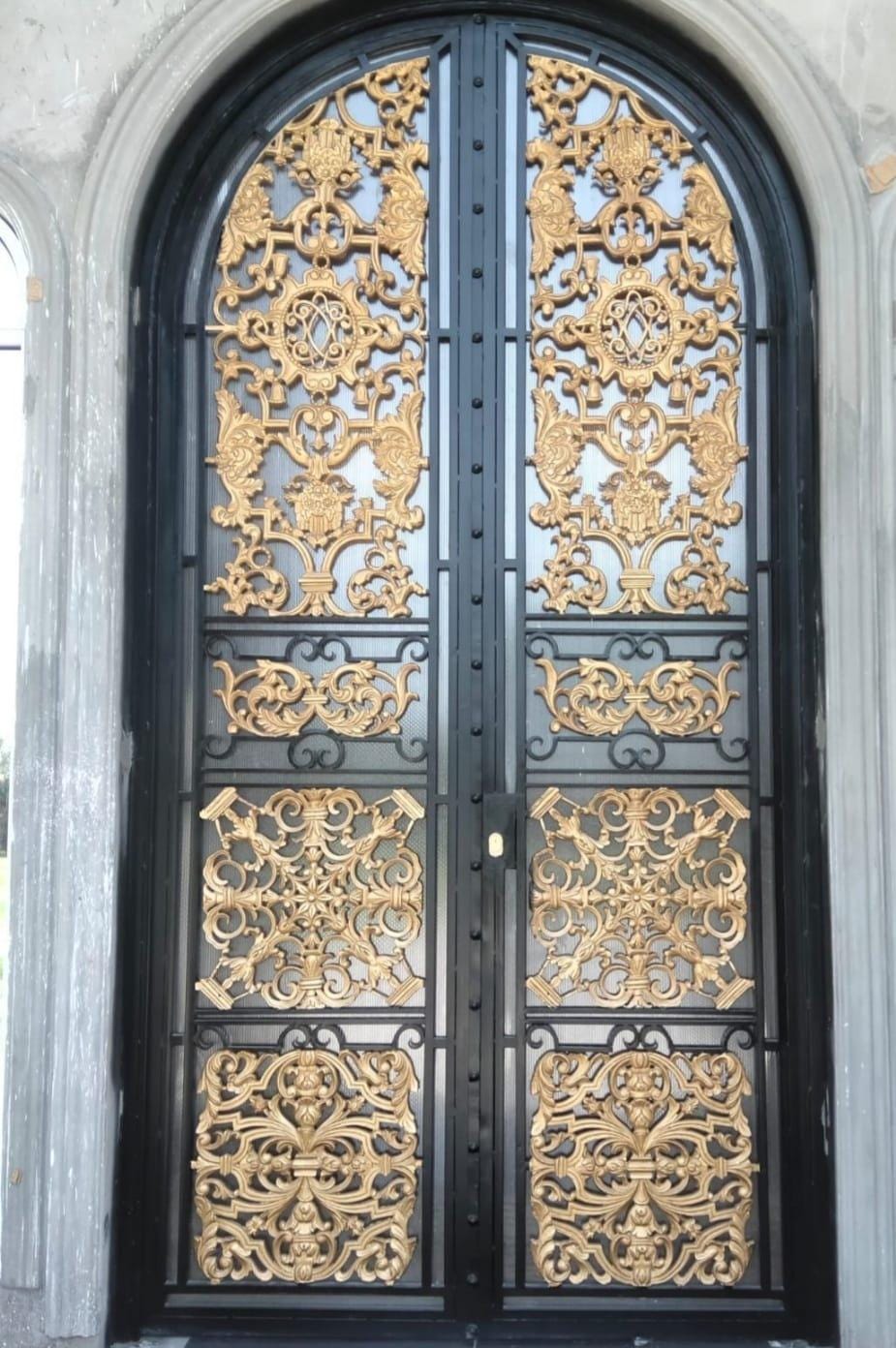 Handmade Wrought Iron Entrance Door: Spanish Victorian Scrollwork ( PDF ...