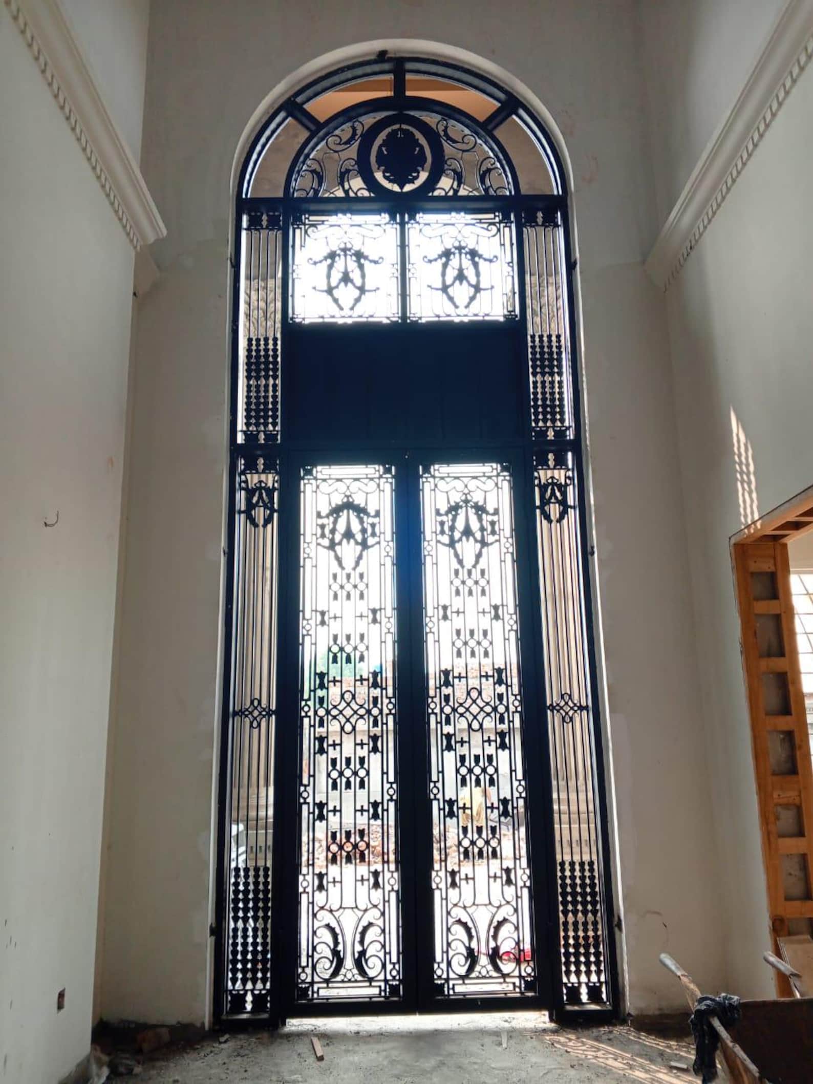 Handmade Wrought Iron Double Doors: Spanish Victorian Design - Etsy