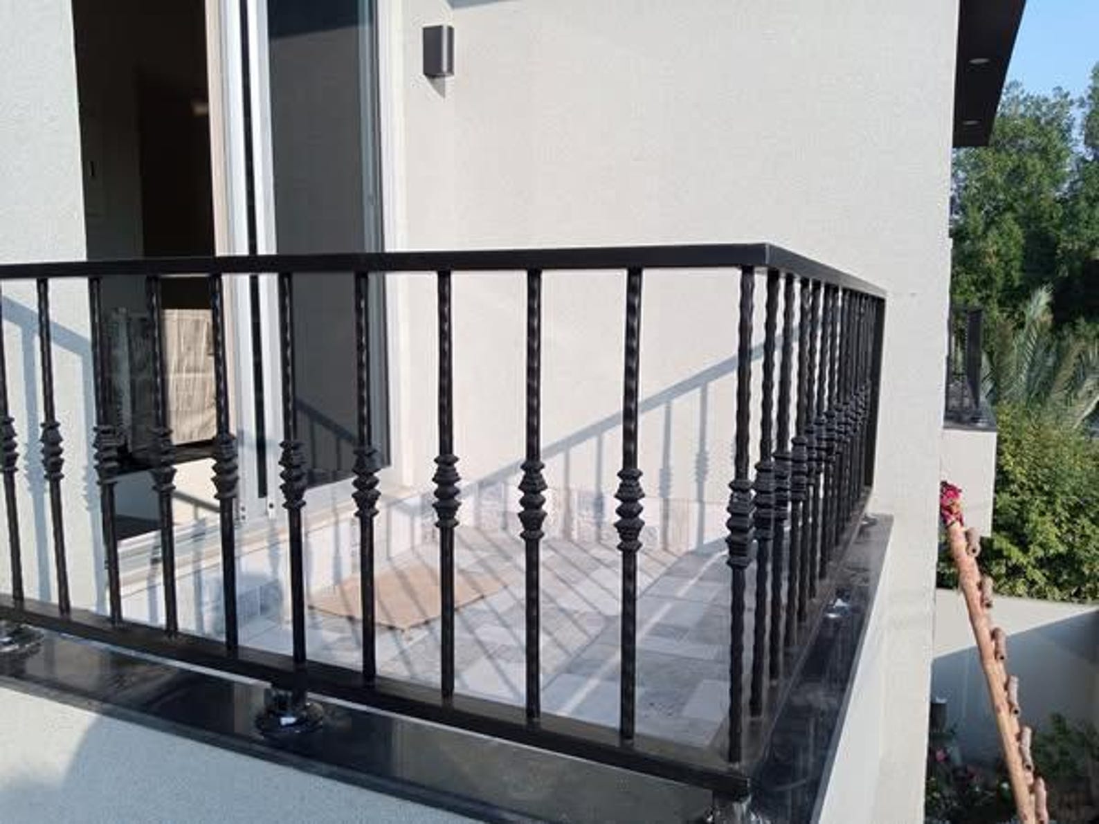 Handmade Wrought Iron Railing: Grapevine Balcony Fence - Etsy