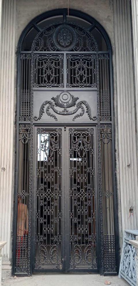 Handmade Wrought Iron Double Doors: Spanish Victorian Design - Etsy