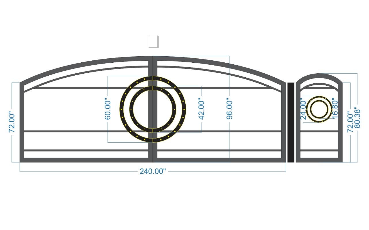 Modern Metal Gate Design Catalogue: Straight Line Style (PDF) - Etsy