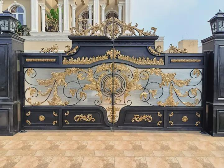 Bespoke Wrought Iron Estate Gate: Heavy Duty Driveway Entrance - Etsy