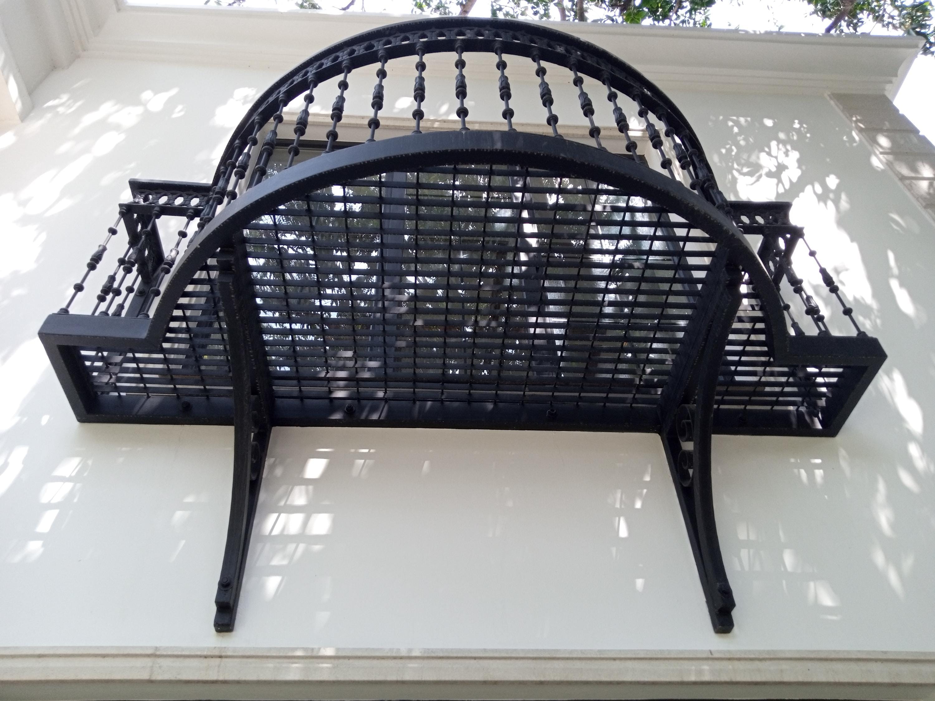 Custom Wrought Iron Juliet Balcony Railing: Window & Terrace Extension ...