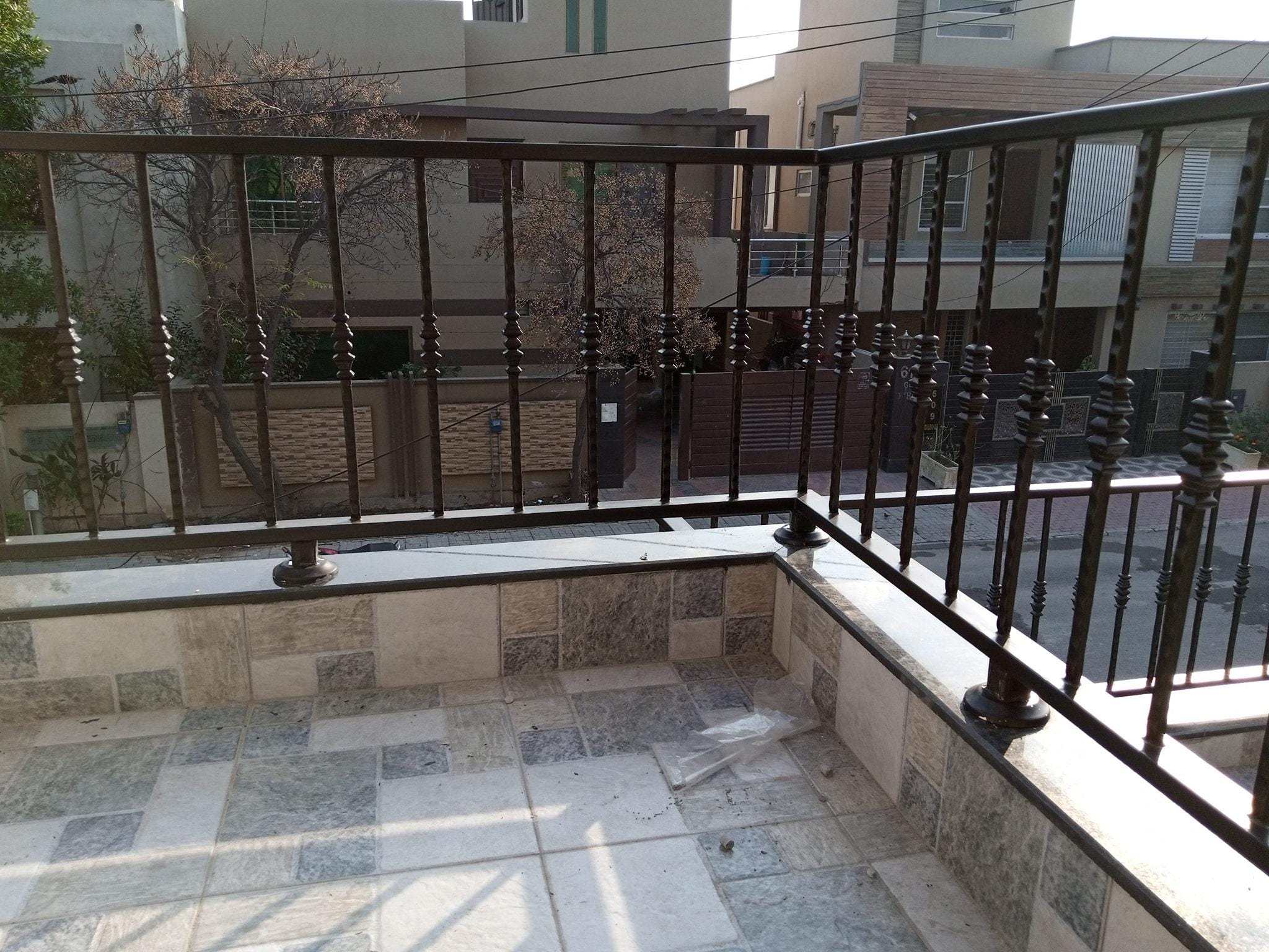 Handmade Wrought Iron Railing: Grapevine Balcony Fence - Etsy