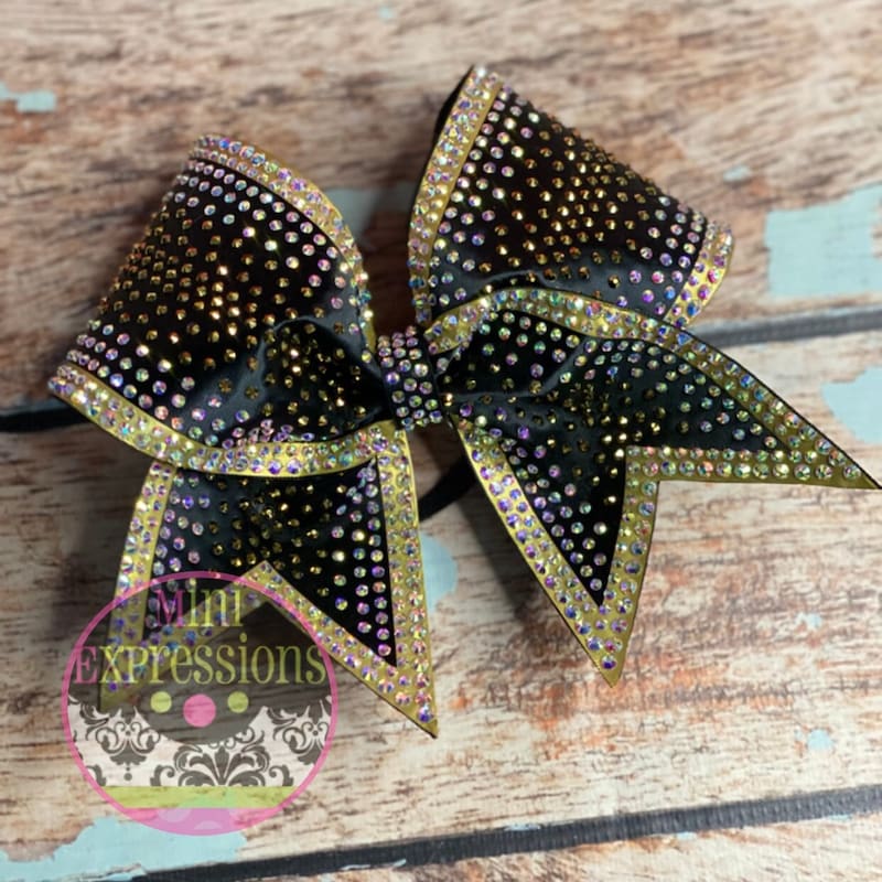 Gold Cheer Bow - Etsy