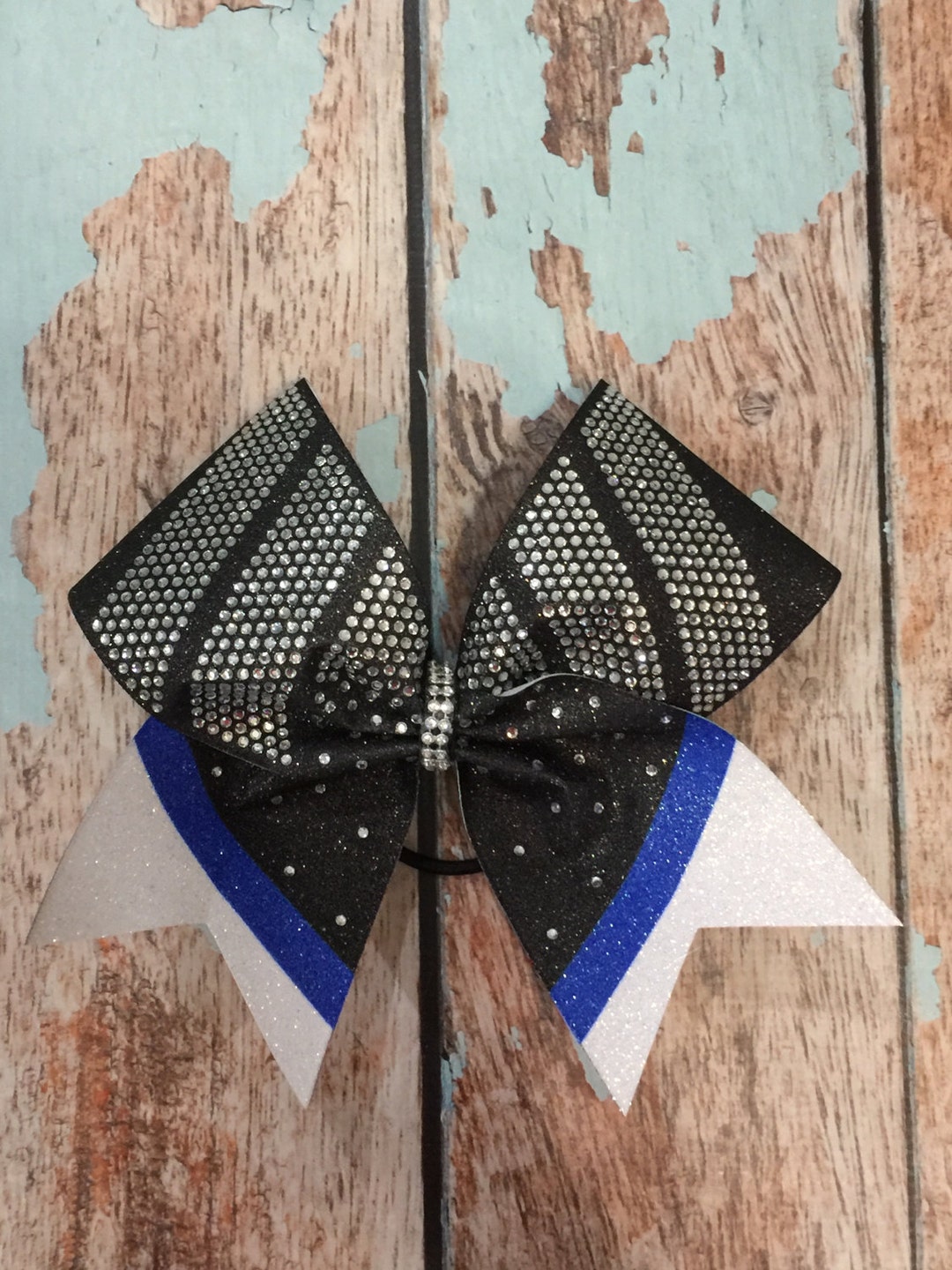 Rhinestone Tailless Cheer Bow Competition Bow Allstar Cheerleading ...