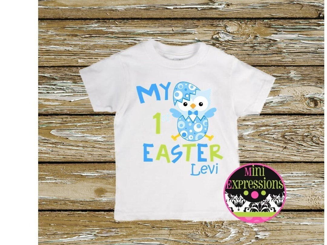 My First Easter Shirt Personalized/ Easter Shirt/ First Easter/ Kids ...