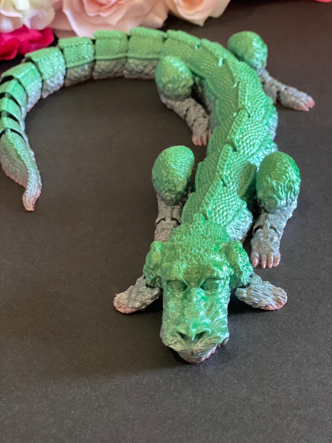 Articulated Luck Dragon/ 3D Printed/ Flexi Dragon - Etsy