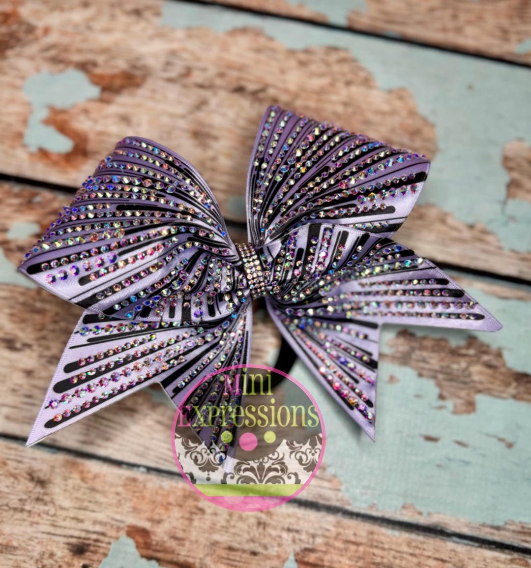 Large Firework Burst Rhinestone Cheer Bow Allstar Cheer Cheerleading ...