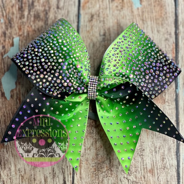 Green Cheer Bow - Etsy