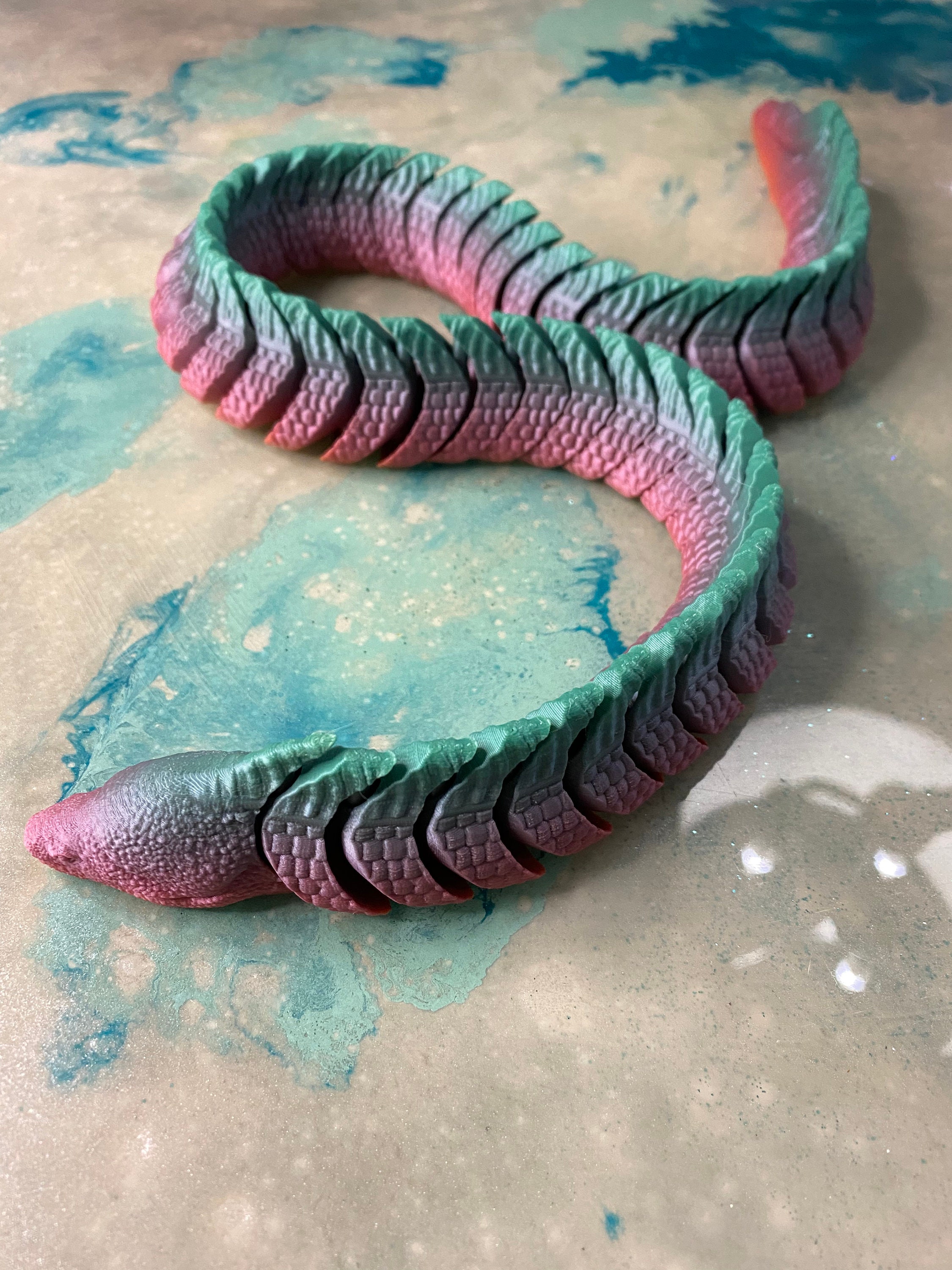 Articulated Eel / 3D Printed/ Flexi Eel/ Fidget Toy - Etsy