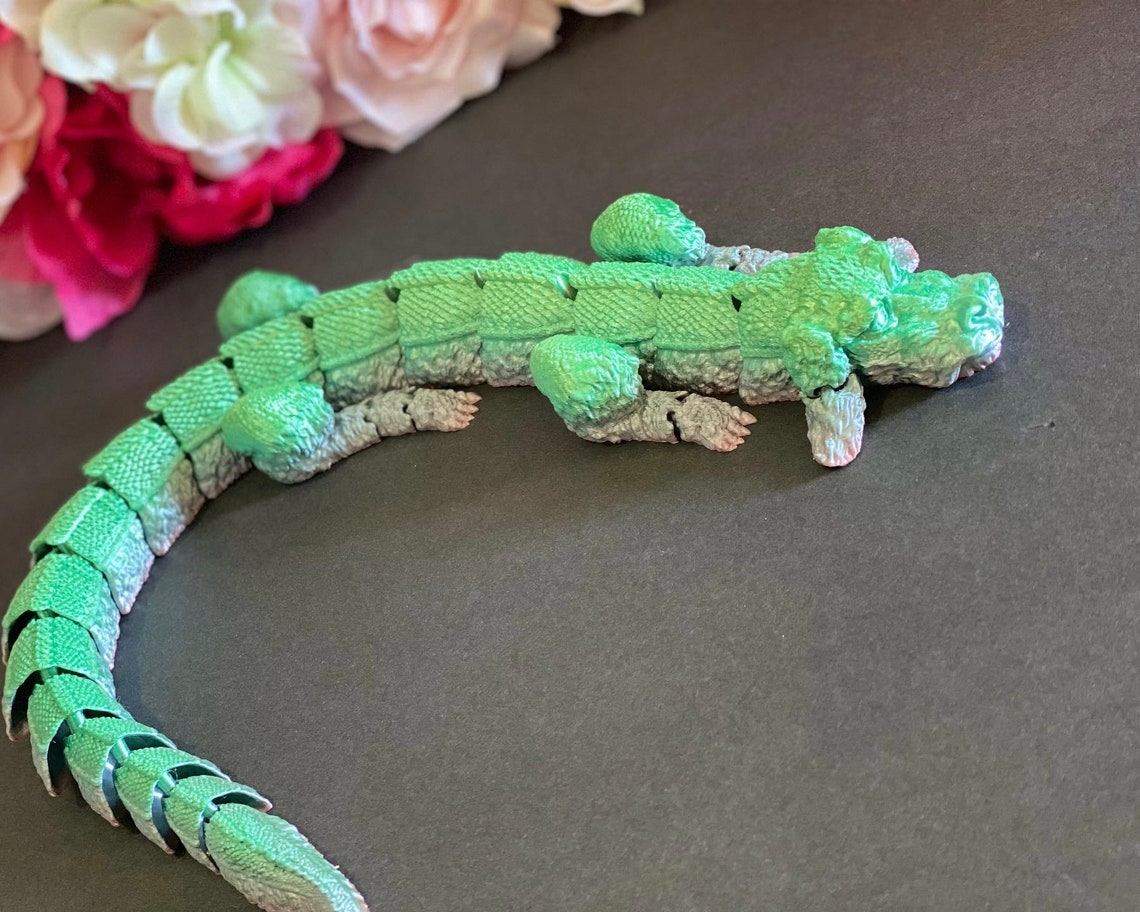 Articulated Luck Dragon/ 3D Printed/ Flexi Dragon - Etsy
