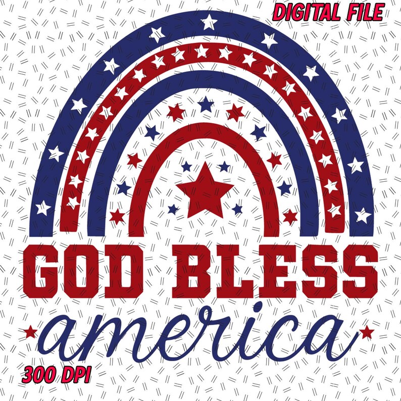 God Bless America Png, Coquette Fourth of July PNG, Sublimation Art ...