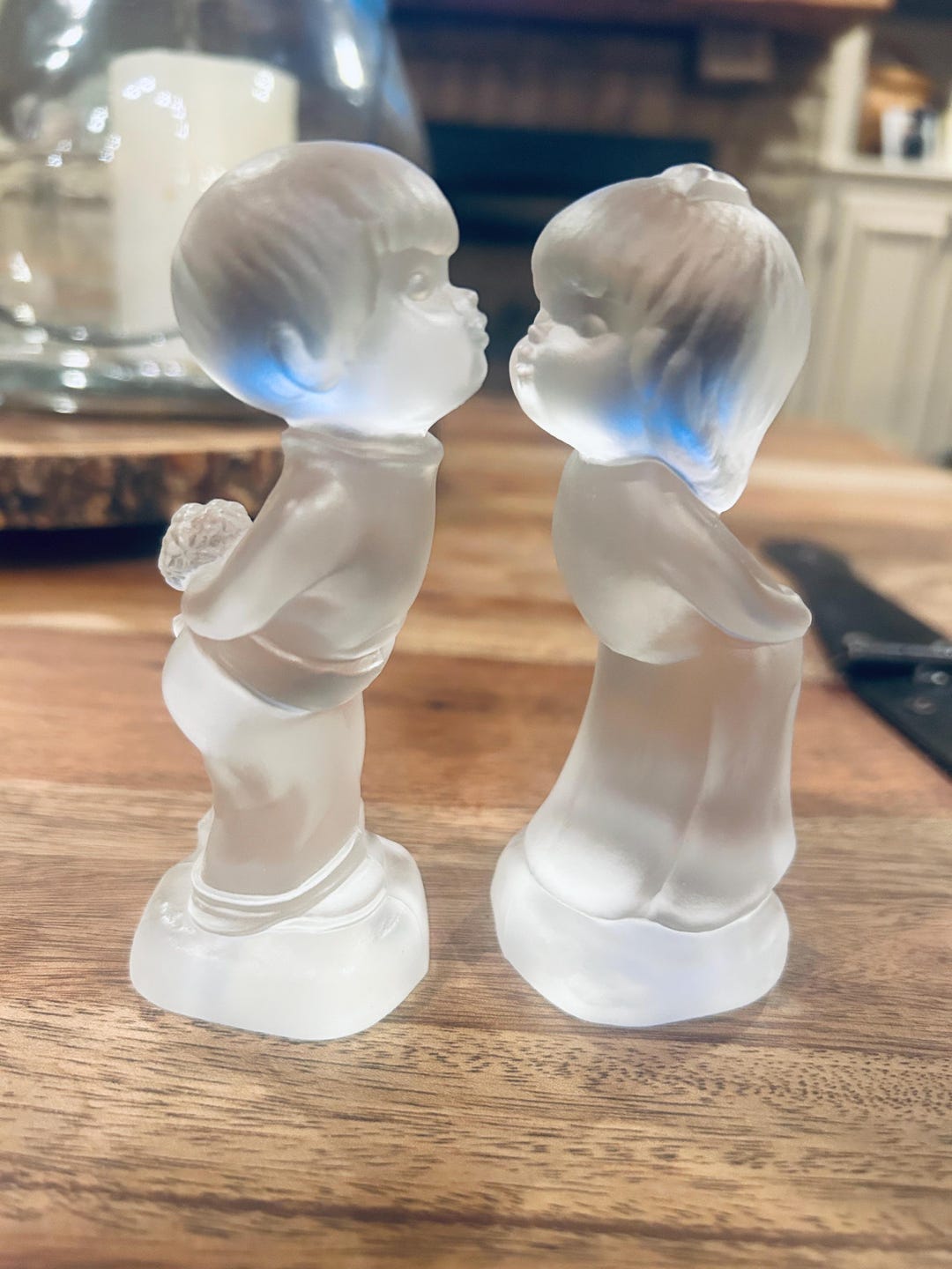 Vintage Fenton Kissing Boy and Girl Figurine Set - Etsy