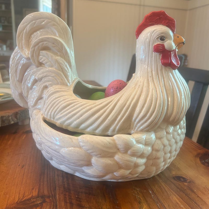 Hen Planter - Etsy