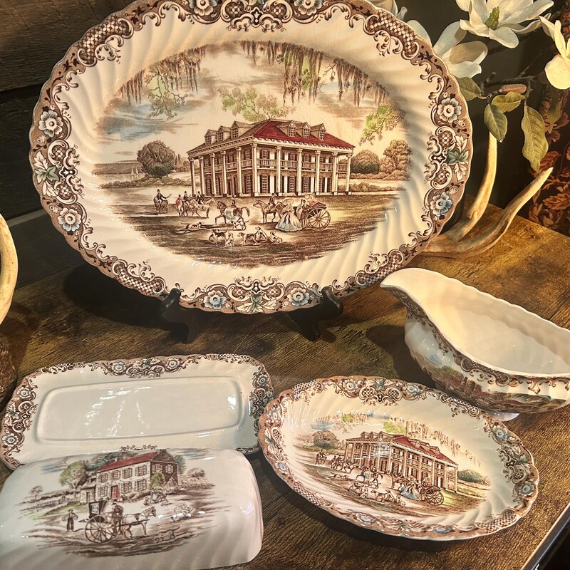 Transferware Platter - Etsy