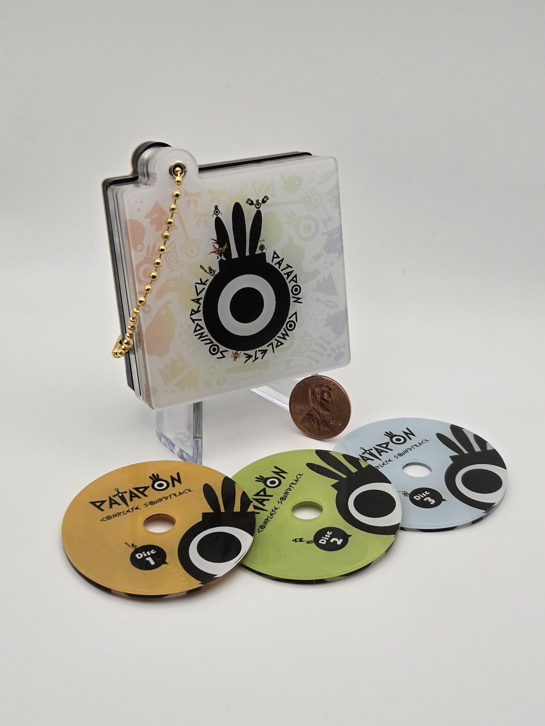 Mini Patapon OST Acrylic Replica CD Keychain - Etsy