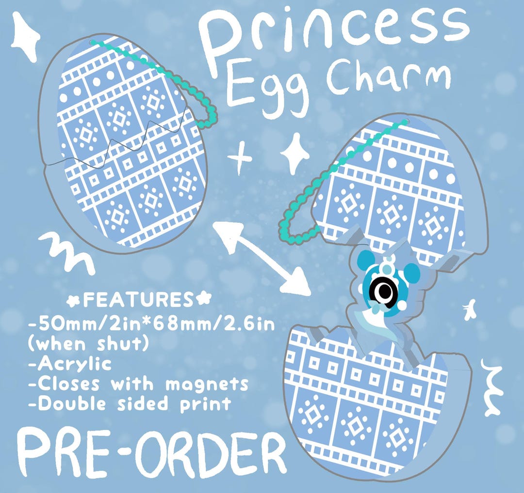 Princess of Pata-pole Egg Charm [PRE-ORDER] - Etsy
