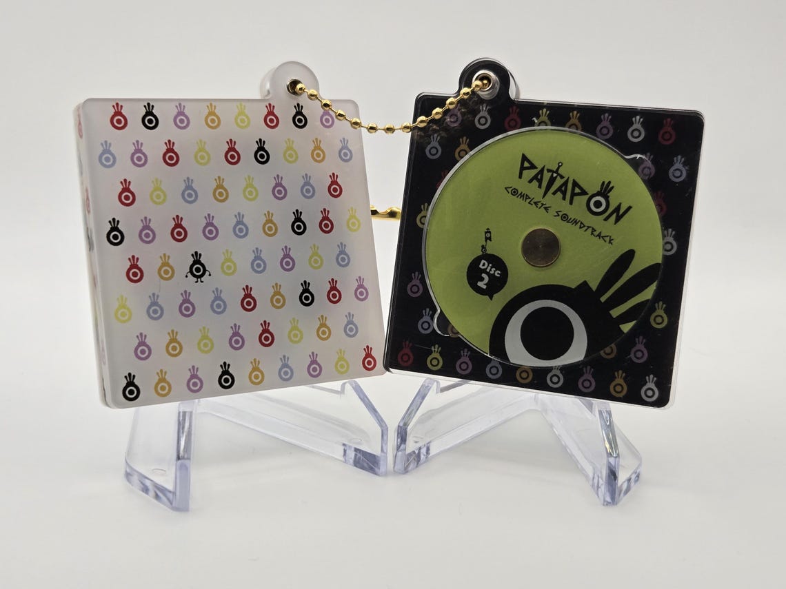 Mini Patapon OST Acrylic Replica CD Keychain - Etsy