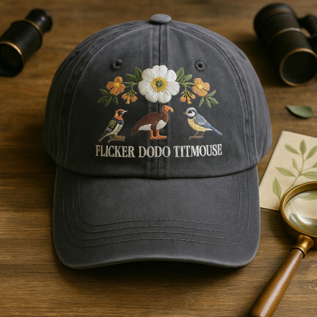 Subtle FDT Embroidered Cap, Anti Maga Bird Baseball Washed Dad Cap ...