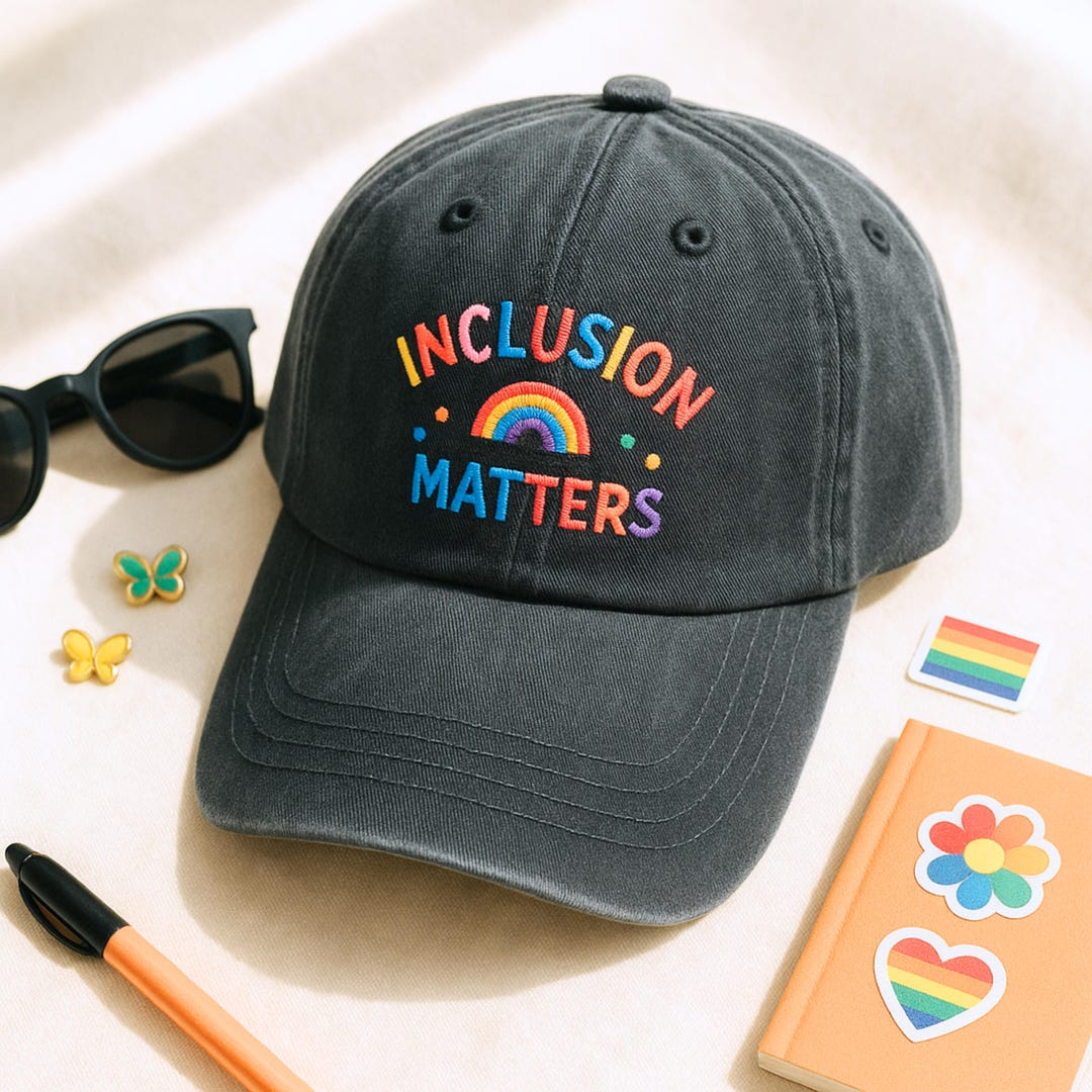 Inclusion Matters Embroidered Baseball Cap, Special Education ...