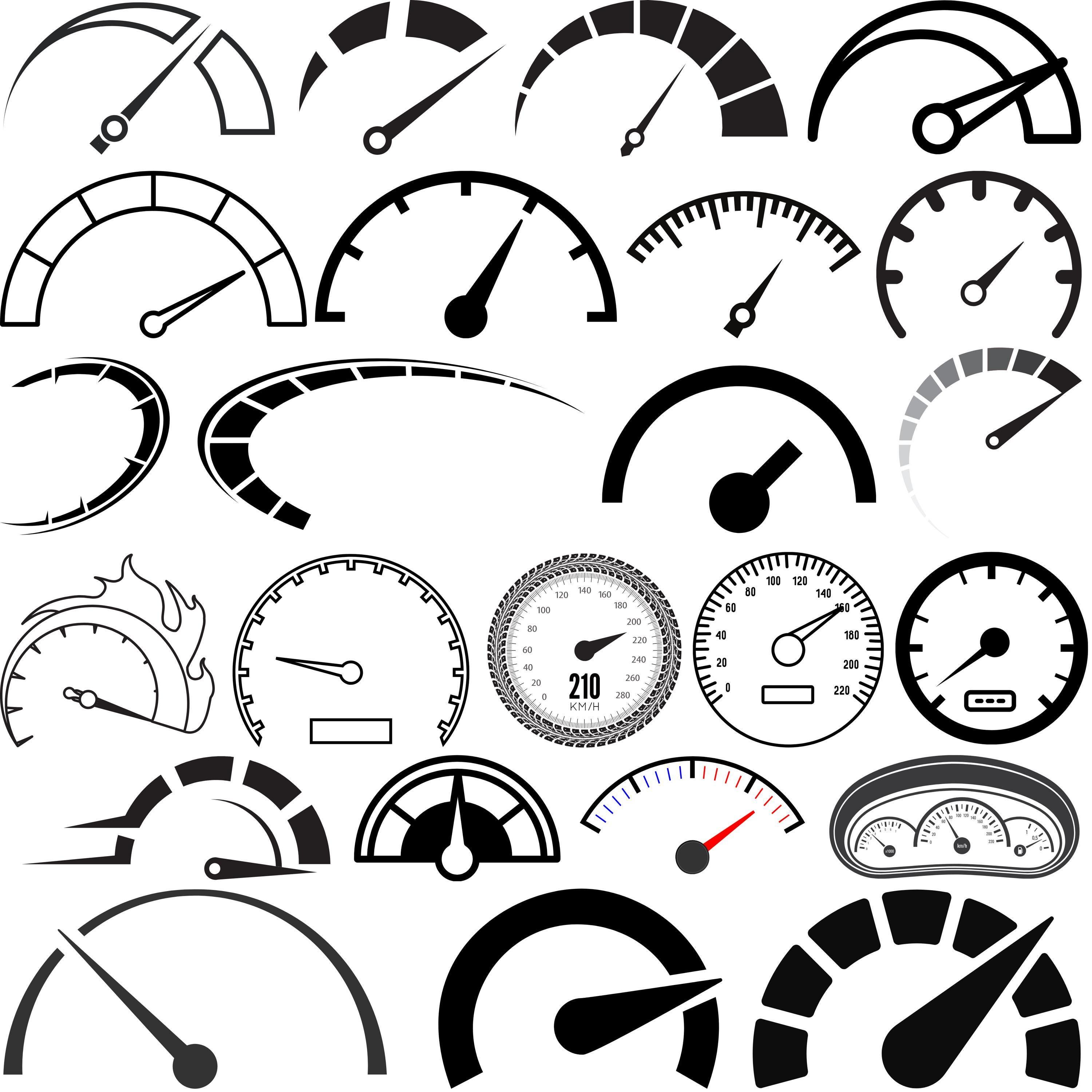 Speedometer SVG, Race SVG, Motorsport Clipart, Speedometer Clock ...