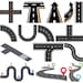 Road SVG Bundle, Highway Clipart PNG, Curved Road Svg, Asphalt Vector ...
