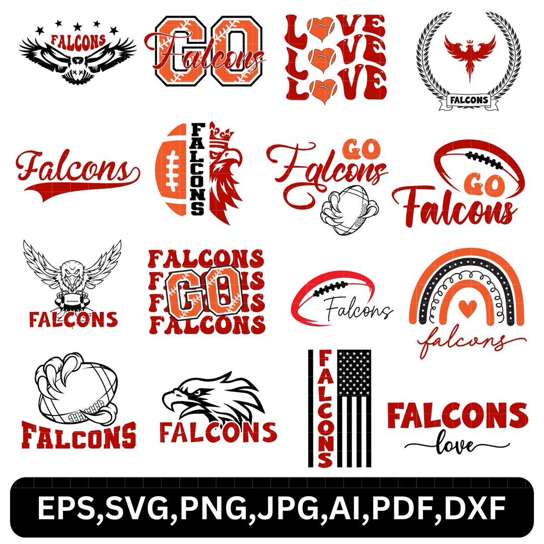 Go Falcons Svg Bundle, Falcons Football Png, Falcons Shirt Design, Game ...