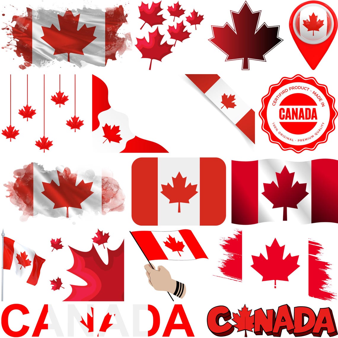 Canada SVG Bundle, Canada Day SVG, Canadian Png, Maple Leaf Svg, Canada ...