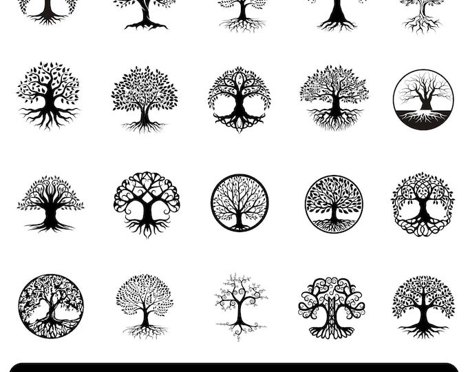 Tree Svg, Tree of Life Svg, Split Tree Svg, Nature Svg, Family Tree Svg ...