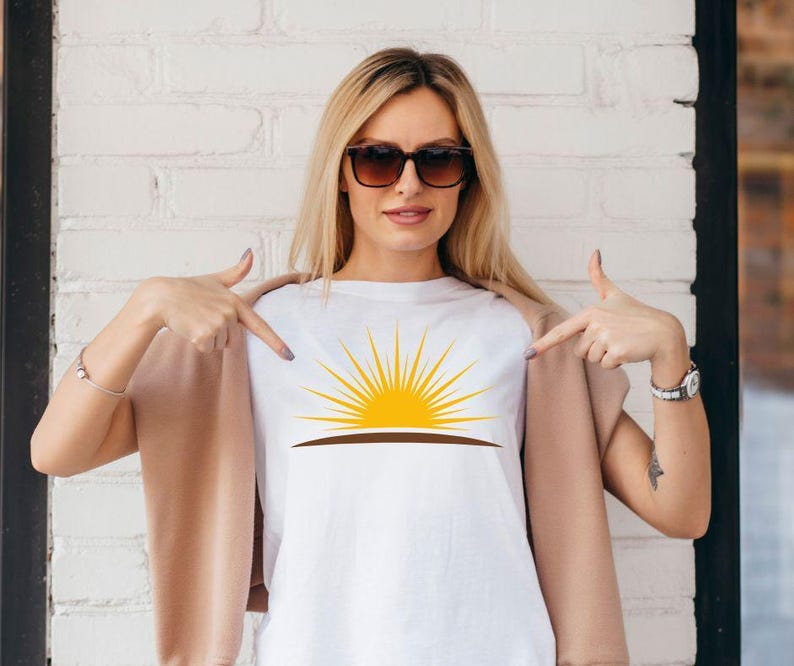 Sunrise SVG Bundle, Sun Clipart, Sunrise Cut Files, Sunshine PNG ...