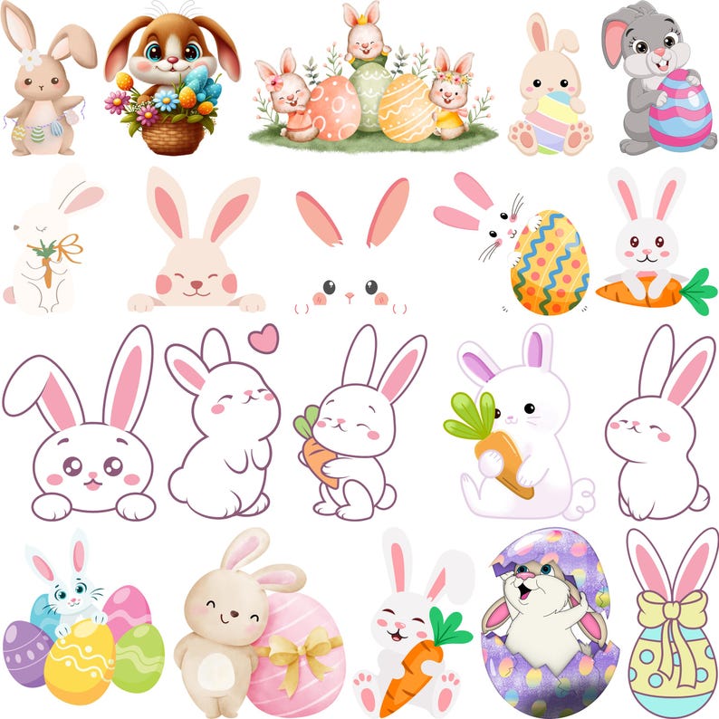 Easter Bunny SVG Bundle | Bunny Cut Files for Cricut & Silhouette ...
