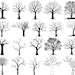 Bare Tree Svg Bundle, Leafless Tree Svg, Rustic Tree Svg, Tree Vector ...