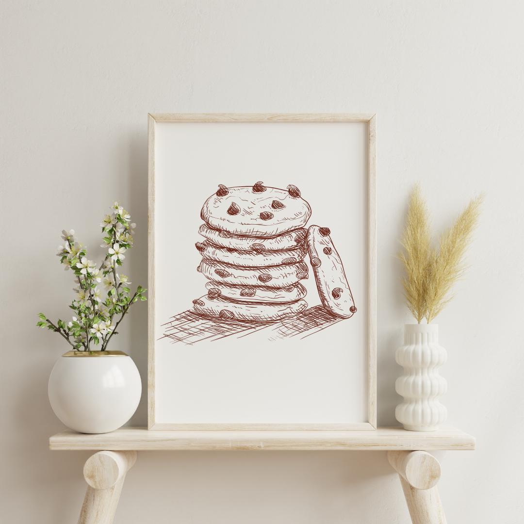 Cookies Svg Bundle, Baking Clipart, Chocolate Chip Cookies SVG ...