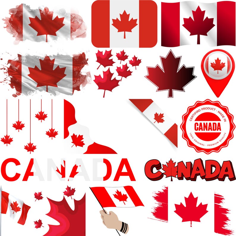 Canada SVG Bundle, Canada Day SVG, Canadian Png, Maple Leaf Svg, Canada ...