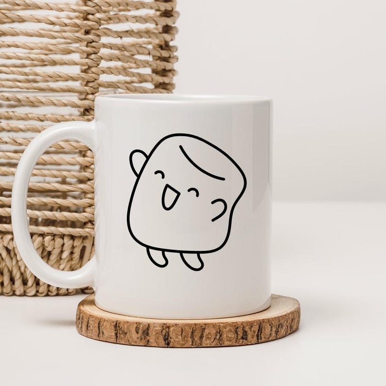 Marshmallow SVG Bundle, Mello Svg, Marshmallow Smile Svg, Kawaii Face ...