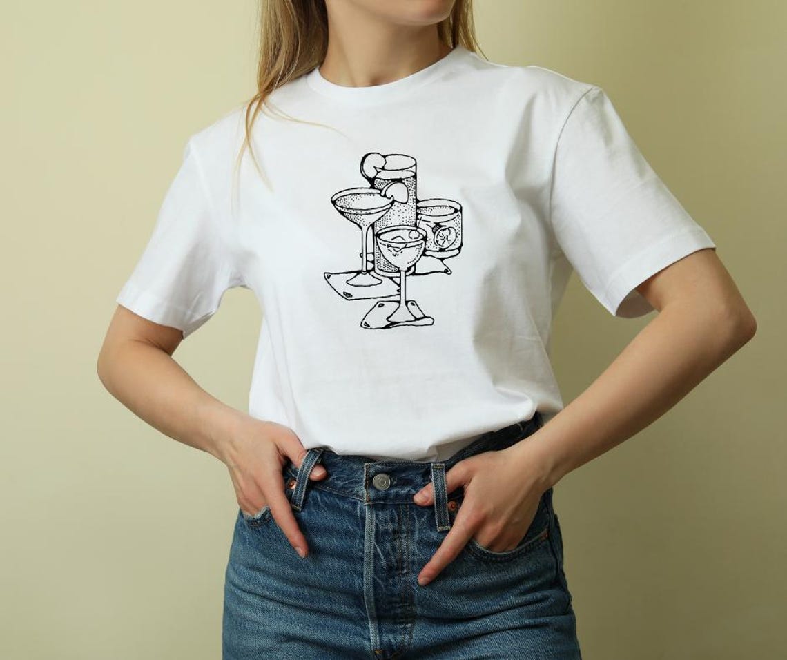 Cocktail SVG Bundle, Drink Svg, Bar Clipart, Shot Glass Svg, Cocktail ...