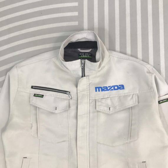 Vintage Mazda Racing Uniform work custom japan Jacket - Gem