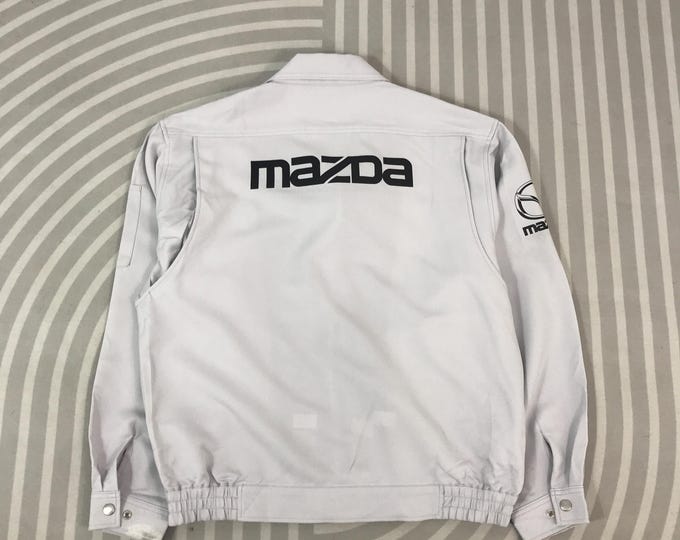 Vintage Mazda Japan Gray Motorsport Custom Jacket - Etsy