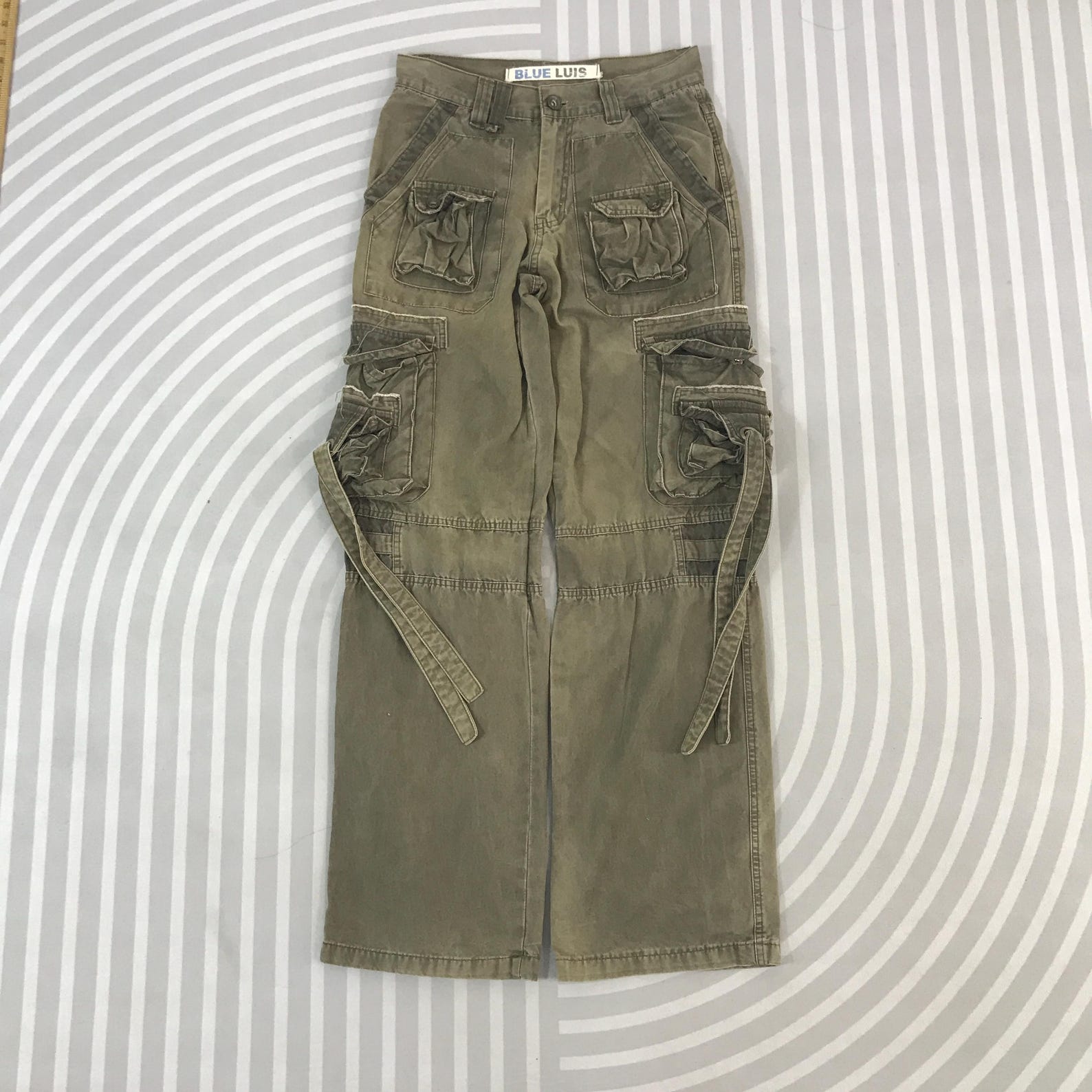 Vintage Blue Luis Style Baggy Cargo Design Pants - Etsy