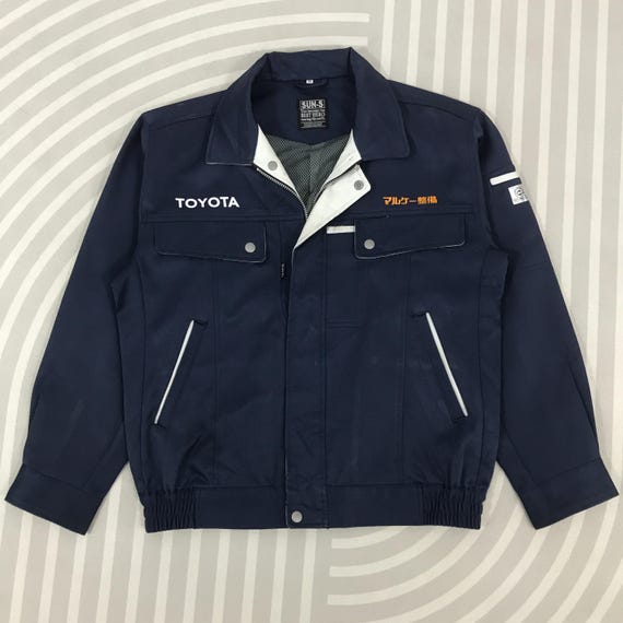 Vintage Toyota Japan work Uniform Custom Jacket - Gem