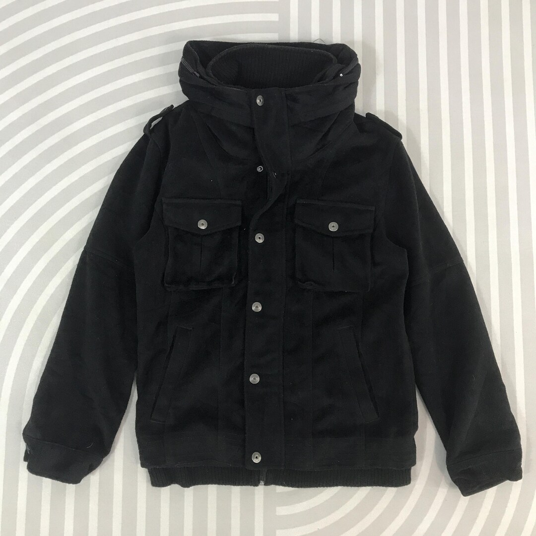Vintage Bono Style Japanese Brand Wool Jacket - Etsy