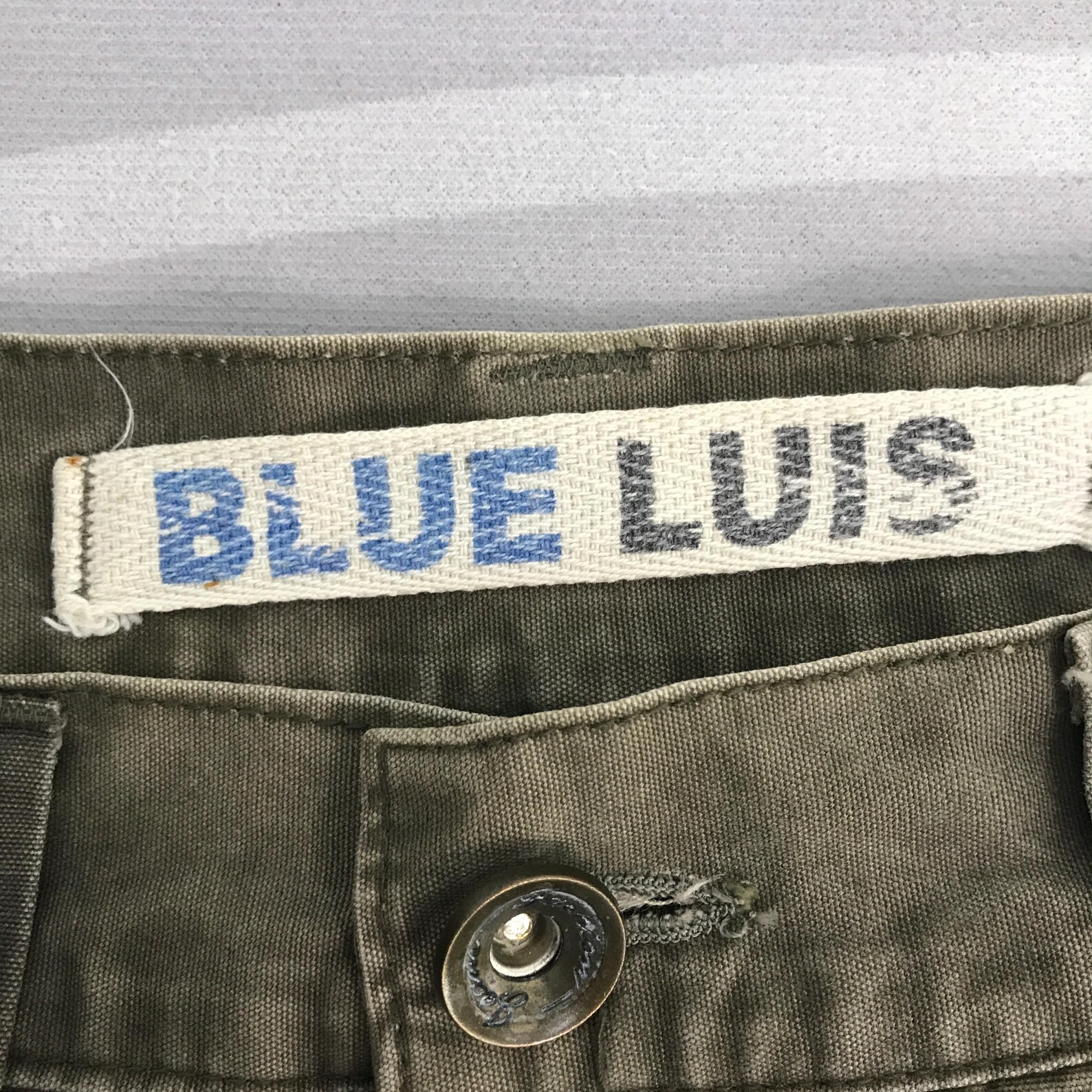 Vintage Blue Luis Style Baggy Cargo Design Pants - Etsy