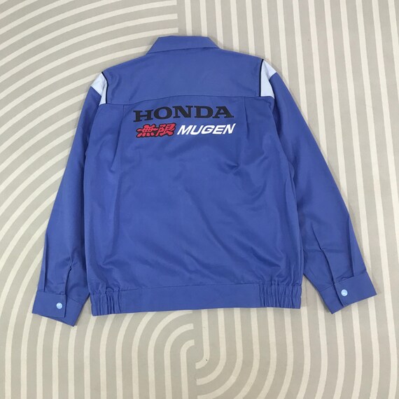 Vintage Honda Mugen Racing blue uniform custom japan … - Gem