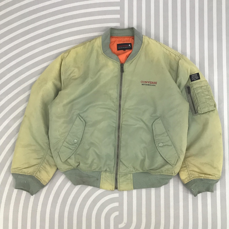 Vintage Converse All Star Faded Bombers Jacket - Etsy