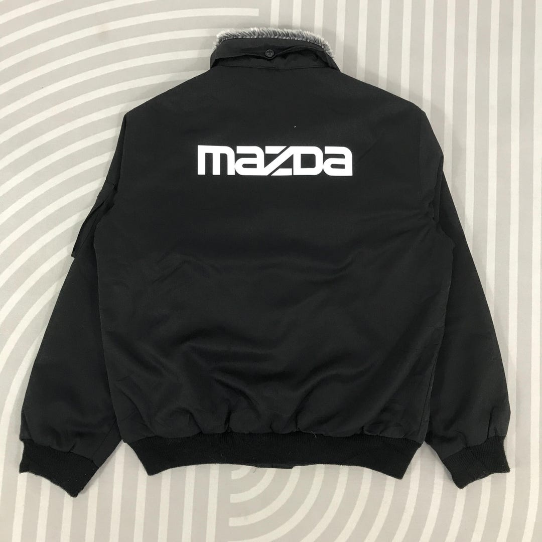Vintage Mazda Racing Winter Work Motorsport Japan Jacket Black Jacket ...