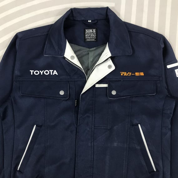 Vintage Toyota Japan work Uniform Custom Jacket - Gem