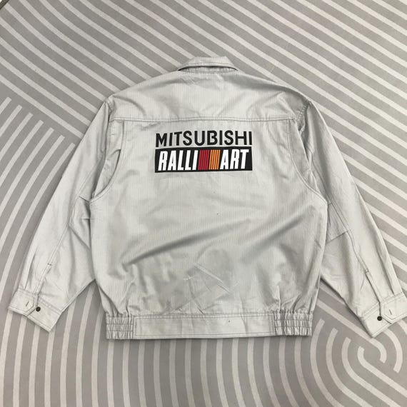 vintage mitsubishi ralliart racing work uniform custo… - Gem